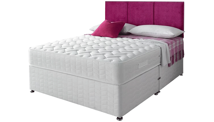 Double Divan Bed with Mattress, Headboard & Storage | The Bed Shop ...