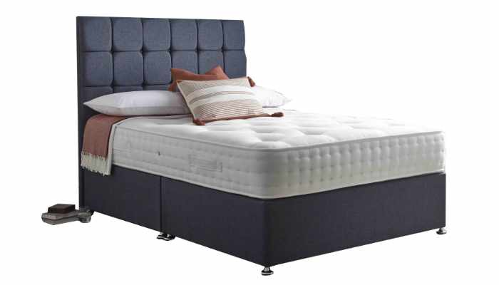 Double Divan Bed with Mattress, Headboard & Storage | The Bed Shop ...