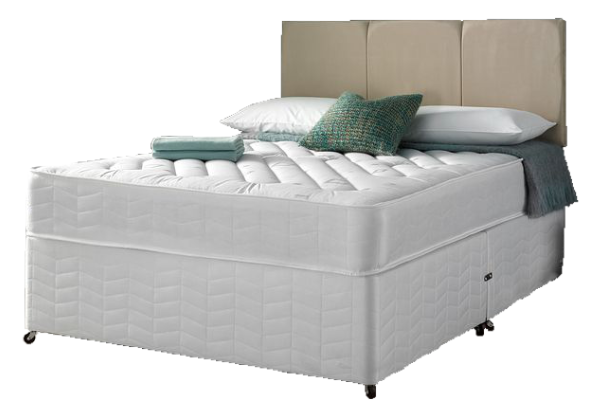 Double Divan Bed with Mattress, Headboard & Storage | The Bed Shop ...