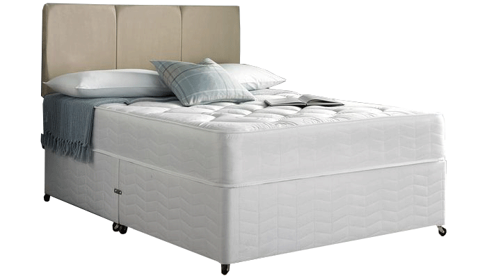 Double Divan Bed with Mattress, Headboard & Storage | The Bed Shop ...
